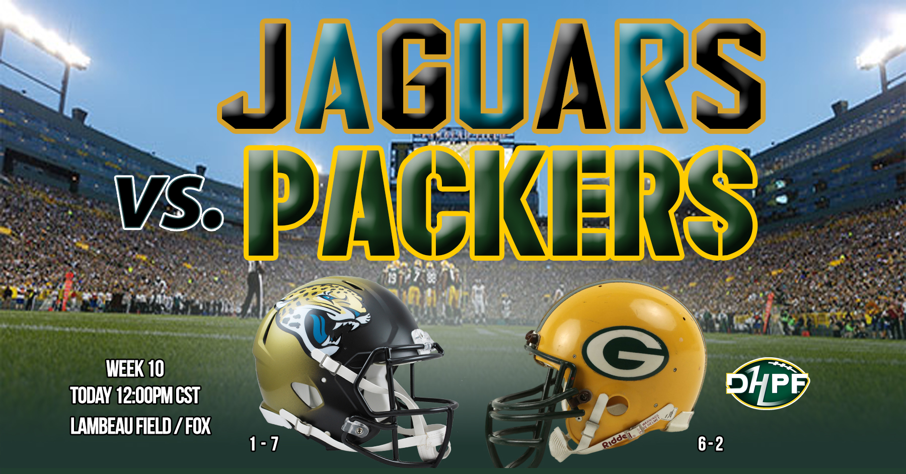 Packers look to roar on Sunday as they face the Jaguars - Die Hard ...