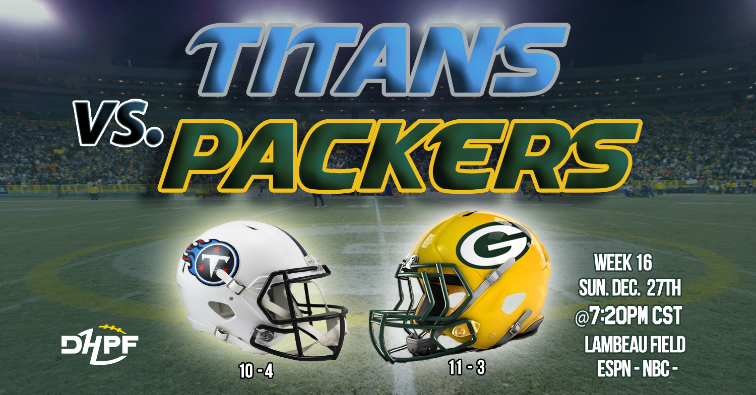 Packers host the Titans in a battle of high-powered offenses - Die Hard ...