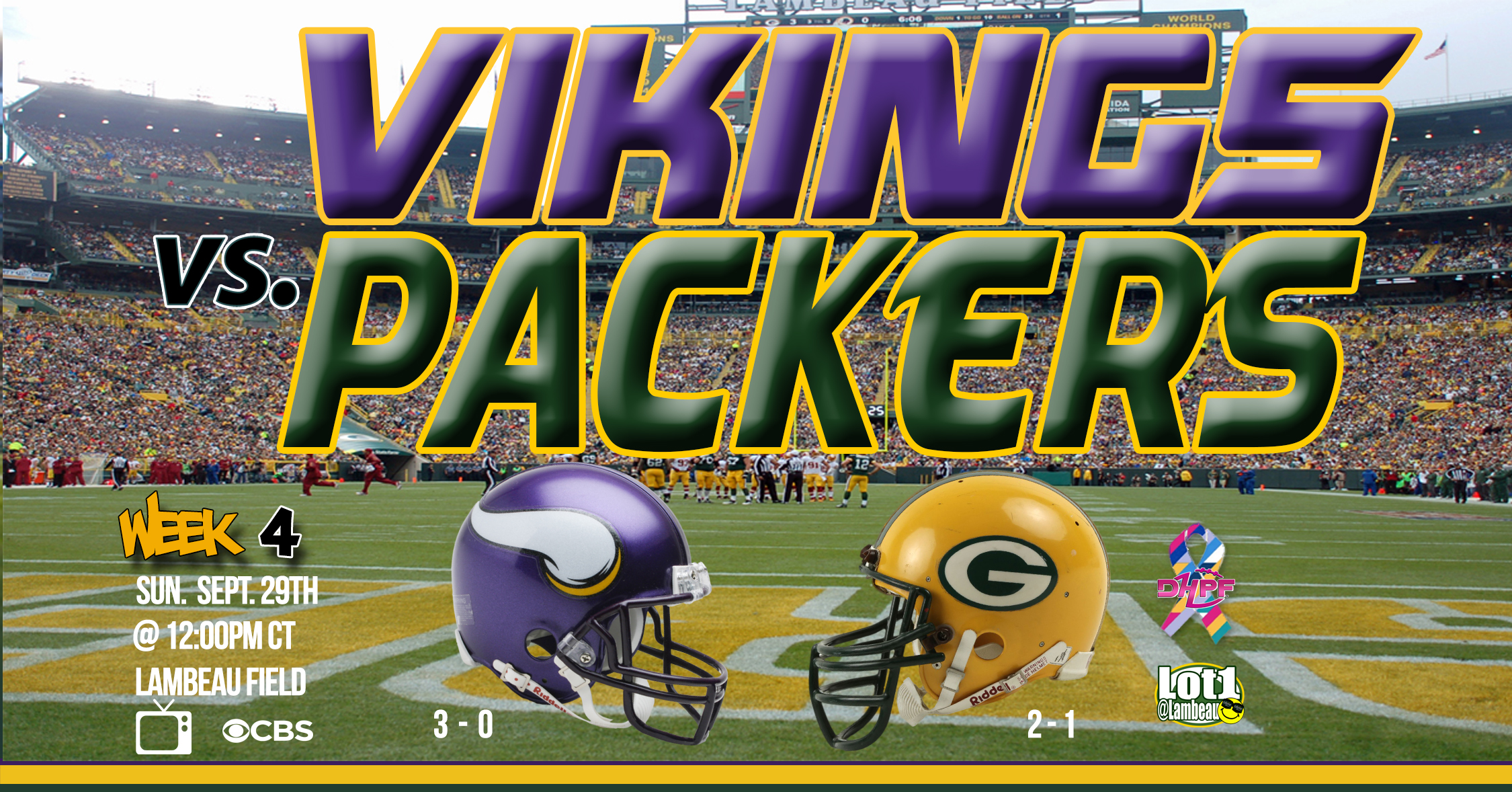 Packers welcome the undefeated Vikings to Lambeau - Die Hard Packer Fan