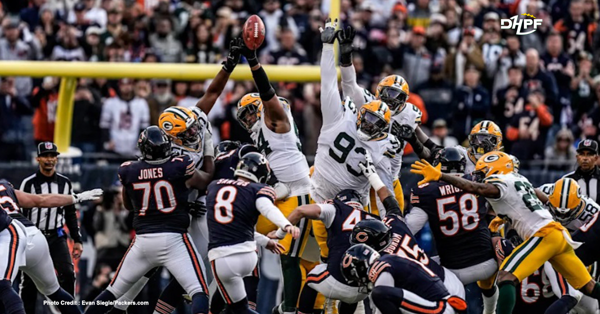 It was a block party as the Packers defeat the Bears once again - Die ...